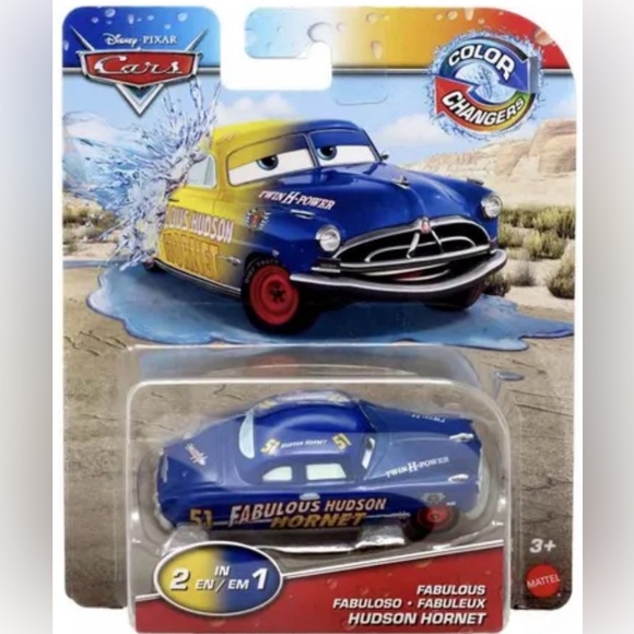 Disney | Toys | Disney Pixar Cars Color Changers Fabulous Hudson Hornet ...
